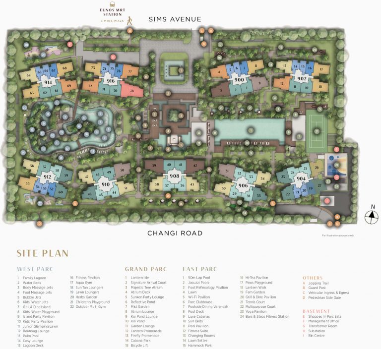 Parc Esta Condo · Showflat by MCL · Floor Plan Brochure & Price